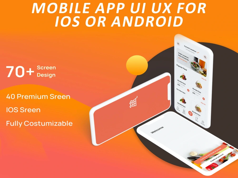 UX/UI design of Mobile App Andoid/IOS | Upwork