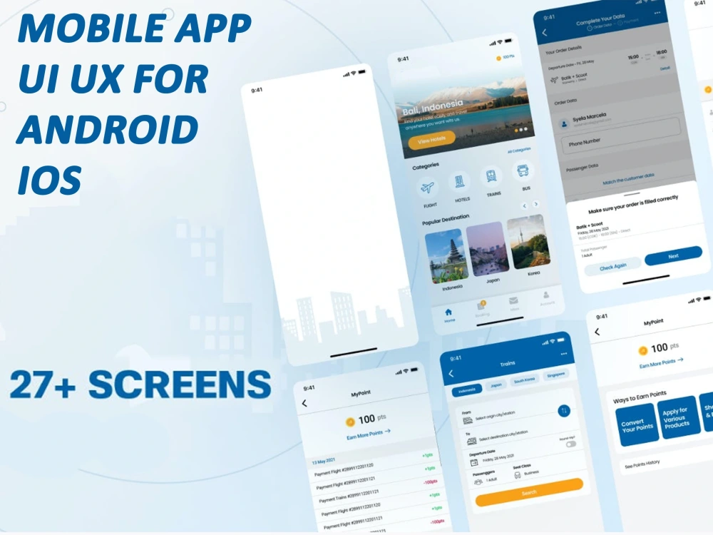 UX/UI design of Mobile App Andoid/IOS | Upwork