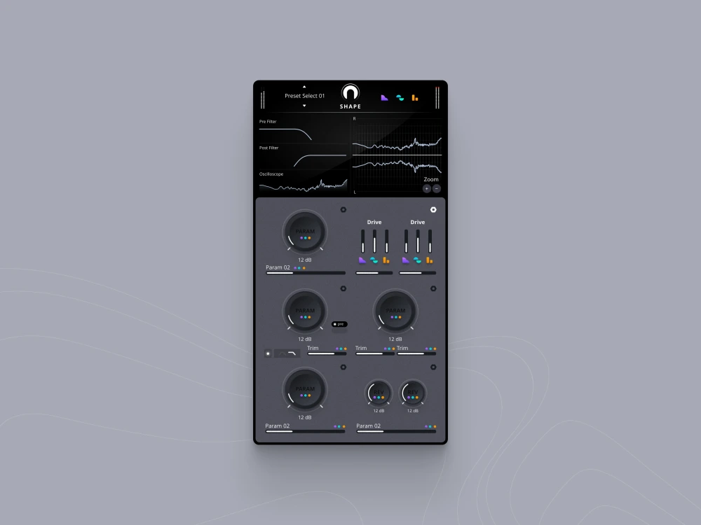 A professional audio VST Interface Design // UI UX | Upwork