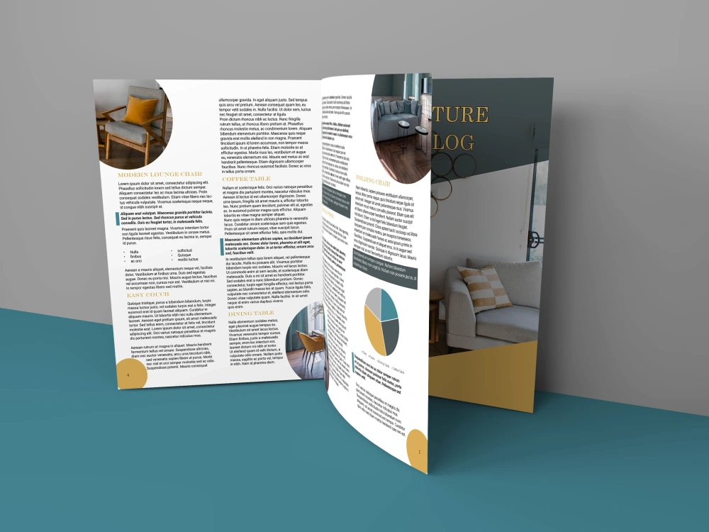 A Stunning, Modern Magazine Layout, Catalog, Newsletter, Annual Report ...