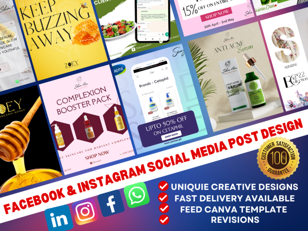 Creative Social Media Design, Facebook, Instagram Ads, Post, Banner ...