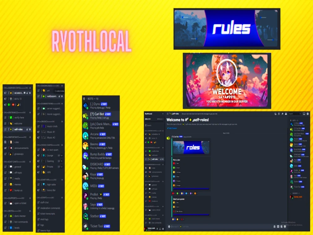 An ultimate Discord server | Upwork