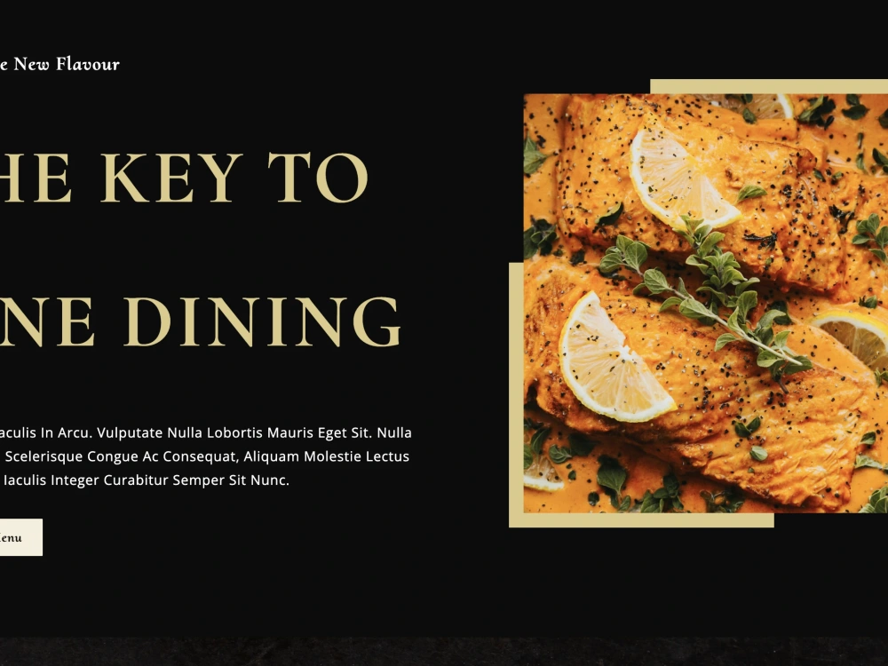 A responsive restaurant landing page | Upwork