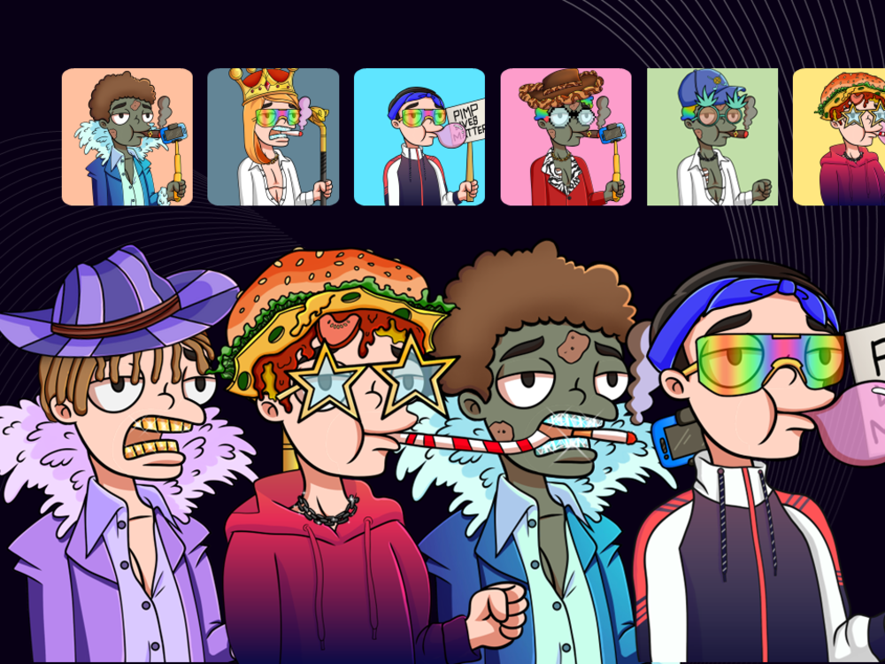 A cute doodle style for NFT collection | Upwork