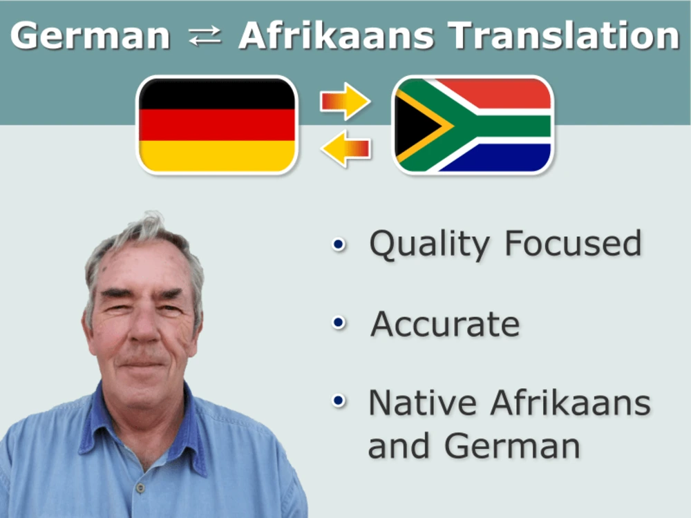 An excellent English to German translation | Upwork