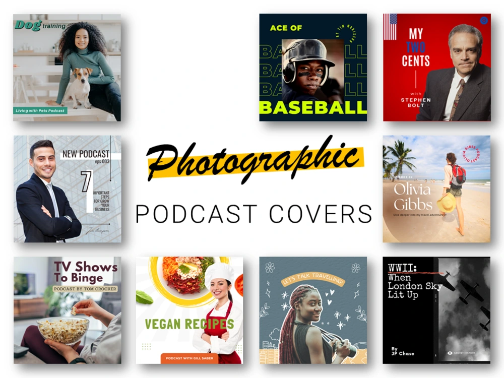 Typographic Podcast Cover Design for iTunes, Spotify, SoundCloud ...