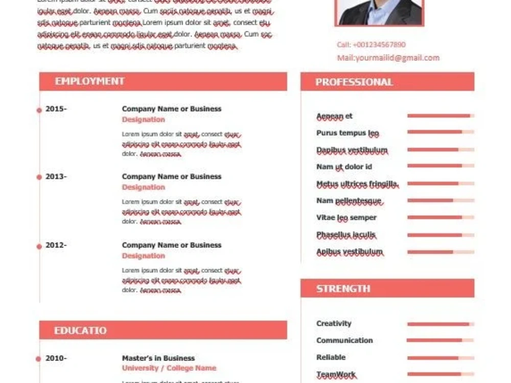 Proficient Resume Writing and CV Writing and introductory letter ...