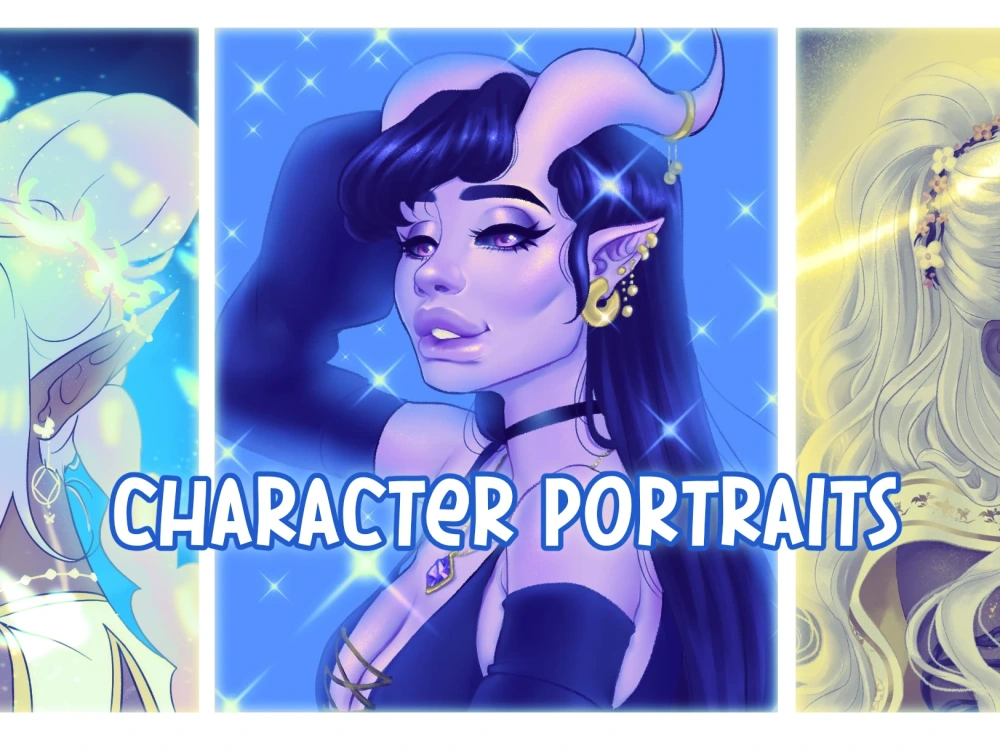 A beautiful character art portrait | Upwork