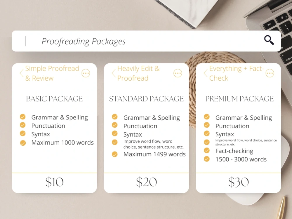 A professionally proofread and edited document. | Upwork