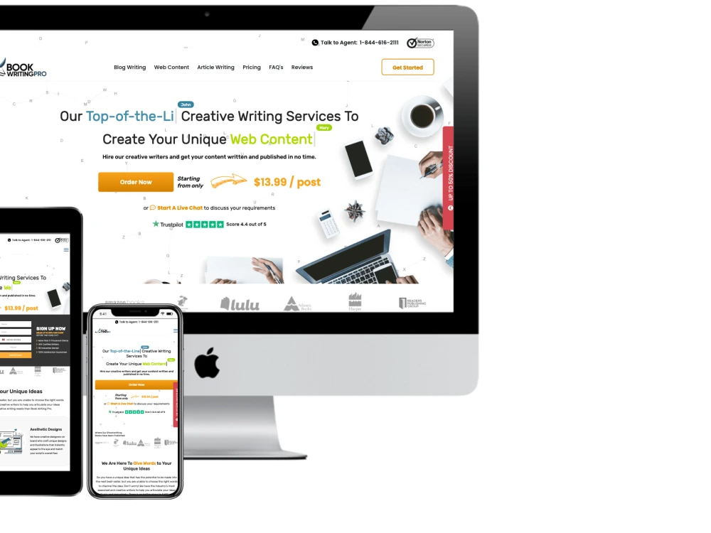 A custom responsive website, built from scratch | Upwork