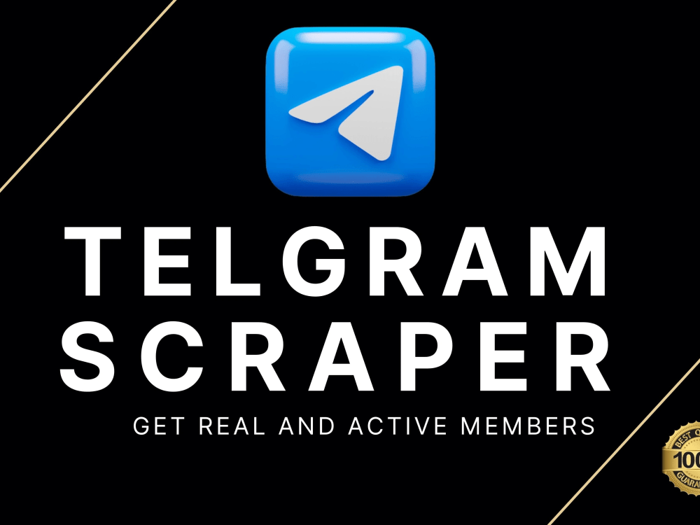 Active member by scrape users from telegram group to your group with no ban | Upwork