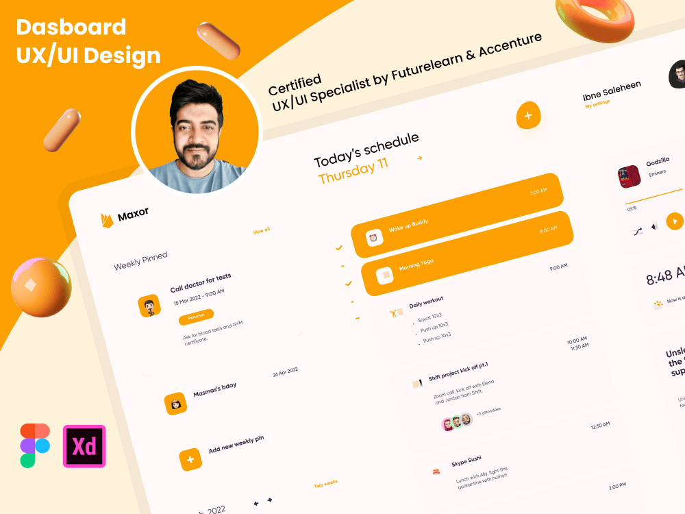Clean UI/UX for your Website Design, Admin Panel, SaaS, Web Application ...
