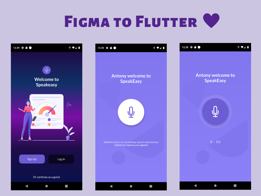 Flutter dart UI from your UI/UX Design | Upwork