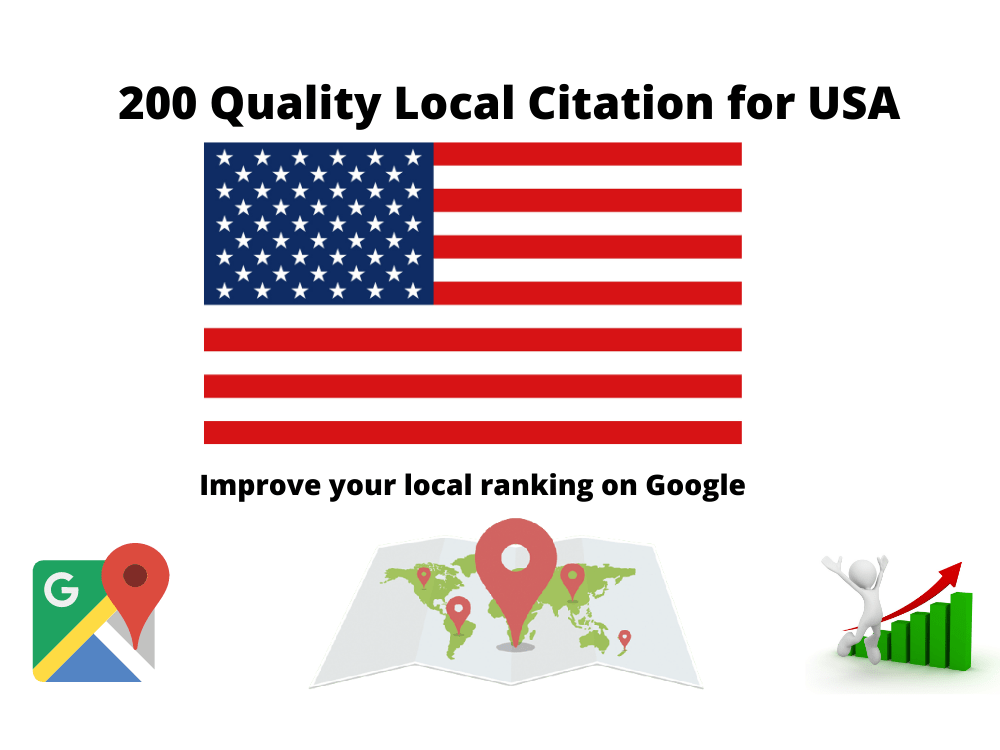 200 quality local citations for USA | Upwork