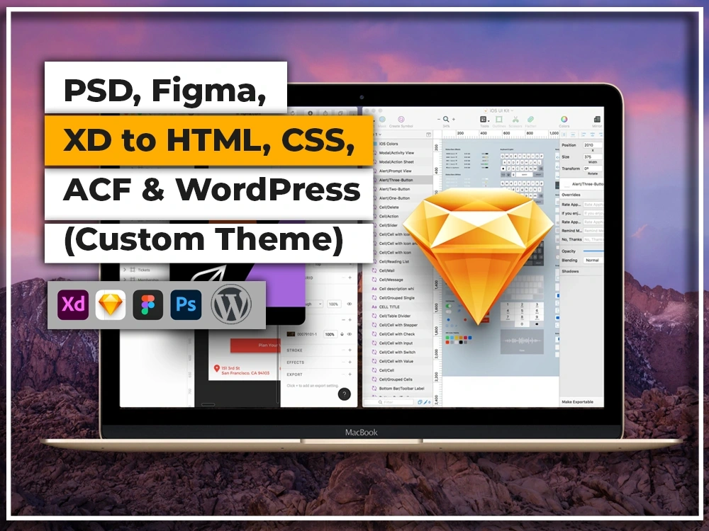 PSD | Figma | XD to HTML | CSS, ACF & WordPress (Custom Theme) | Upwork