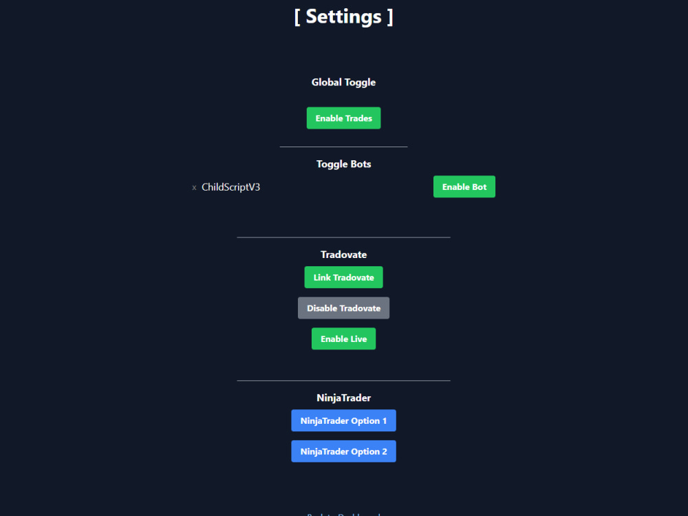 A TradingView Webhook Trading Bot With NextJS Dashboard | Upwork