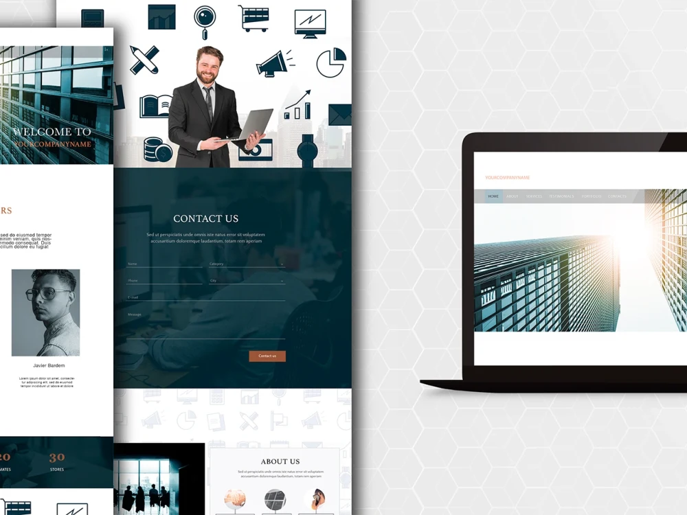 An amazing website / landing page design | Upwork