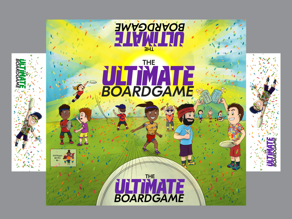 A custom Board Game design ready for print | Upwork