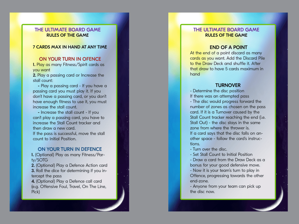 A custom Board Game design ready for print | Upwork