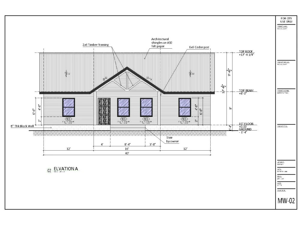 A set of construction drawings | Upwork