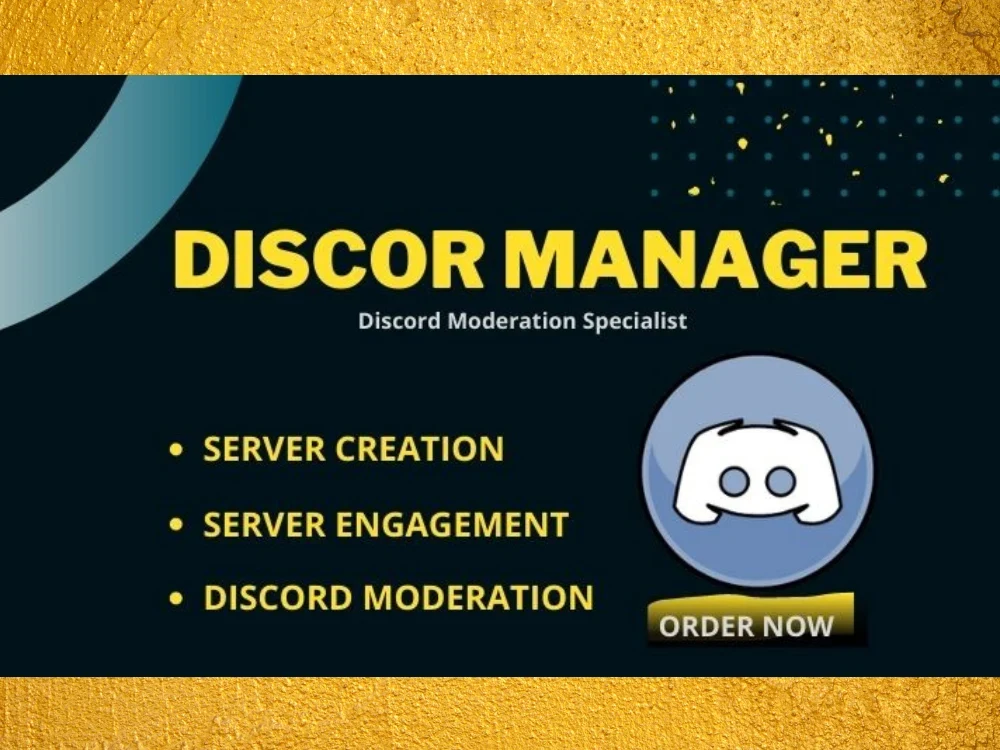 Discord server creation and I'll be your active discord community ...