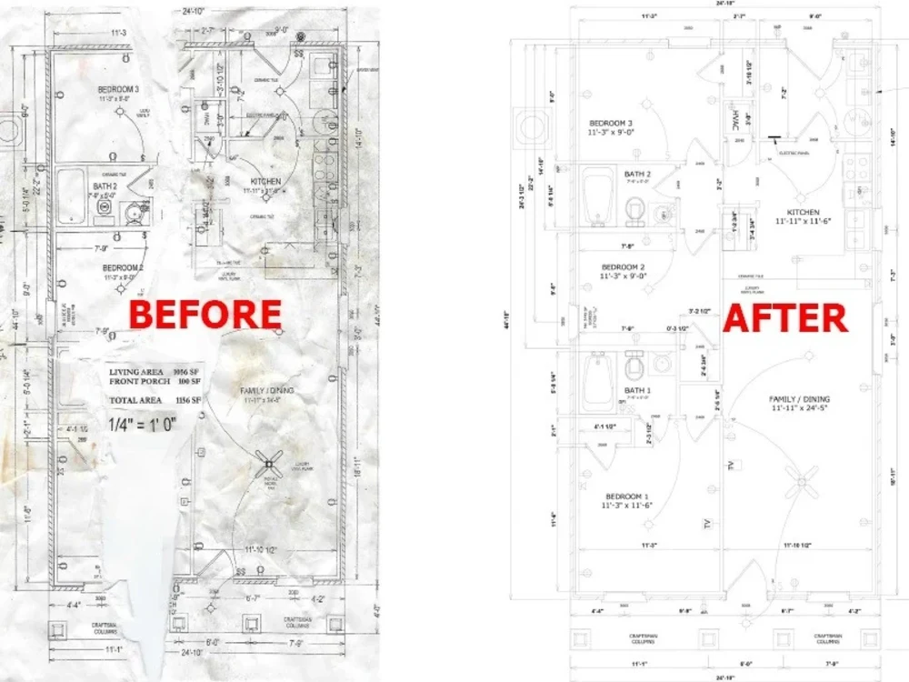 PDF/JPEG/DRAFT/SKETCH to AutoCAD Editable Drawing with 100% Accuracy ...