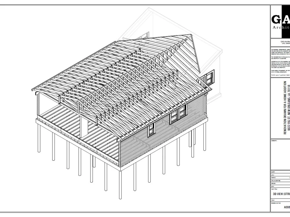 Home Renovation Addition, US Standards Construction Plans, Building ...