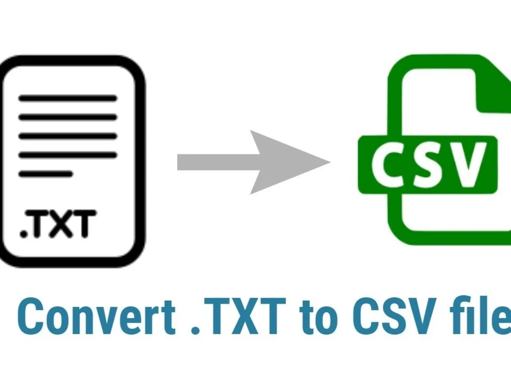 Convert TXT file dataset to CSV or Excel file | Upwork