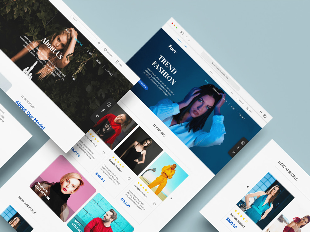 A modern, unique Web UI, Landing page Ui design | Upwork