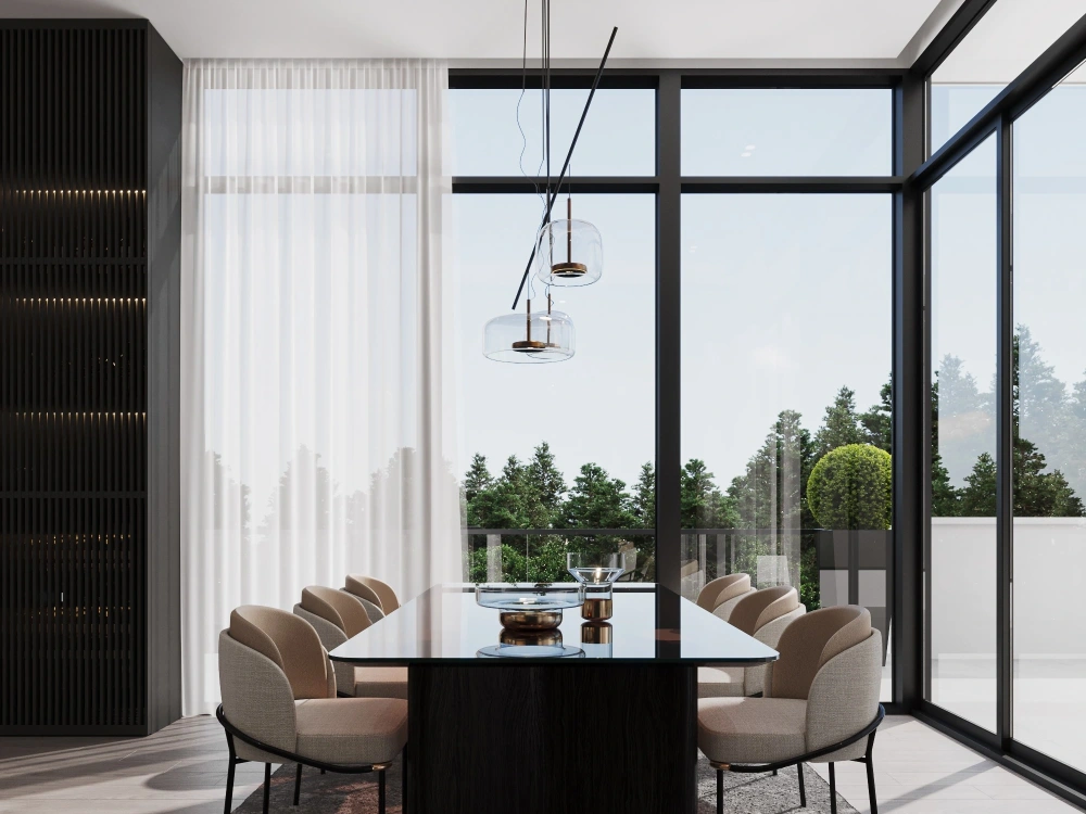 A realistic 3D interior & exterior rendering with 3ds Max / Vray/Corona ...