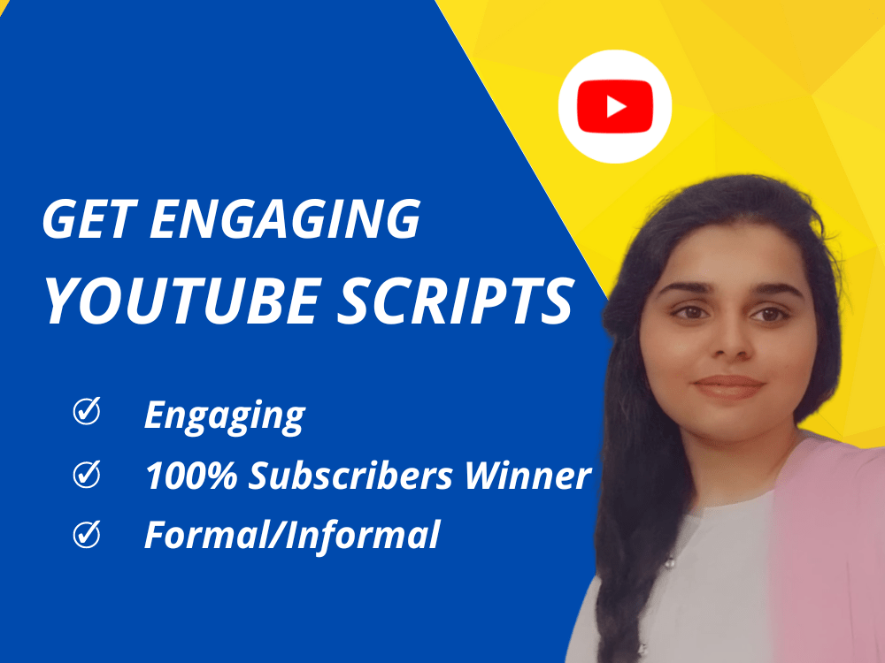 Engaging youtube script YouTube script that hooks viewers | Upwork