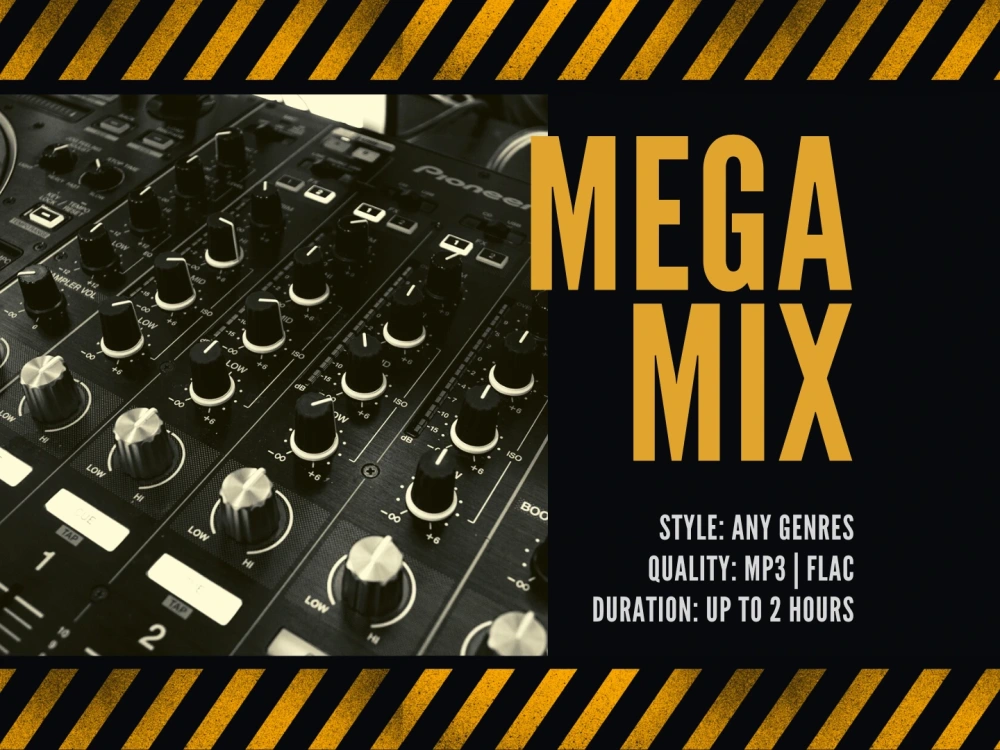A professionally mixed DJ megamix for your party or dance show | Upwork