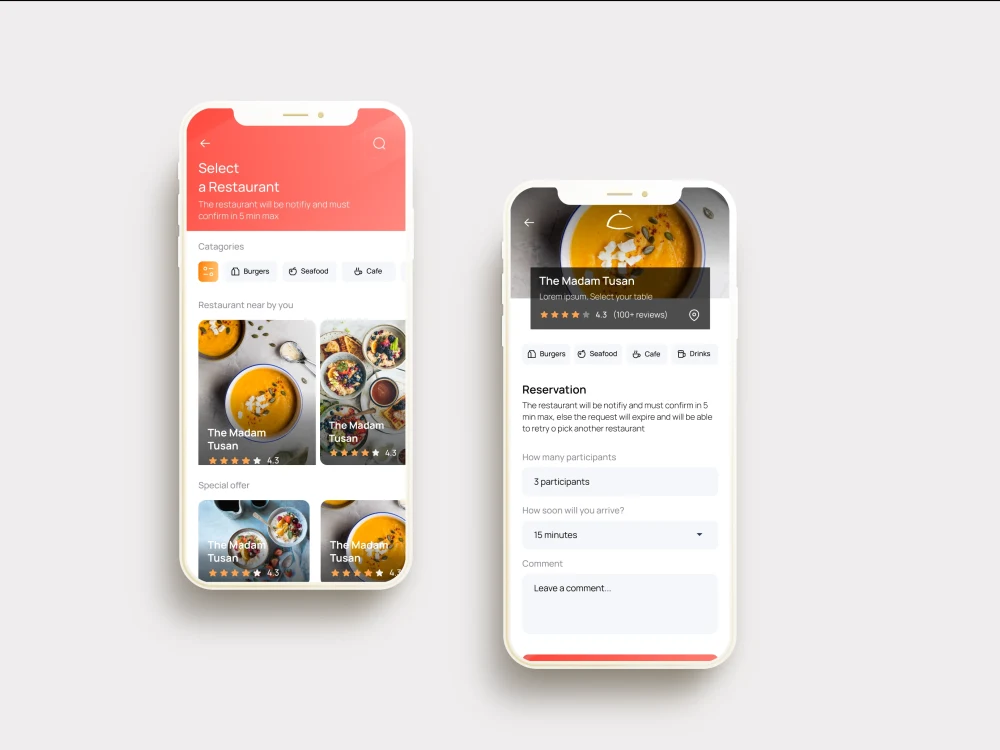 Modern App UX UI and Interactive prototype | Upwork