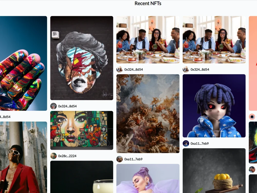 An amazing NFT minting smart contract and frontend in nextjs and tailwind | Upwork