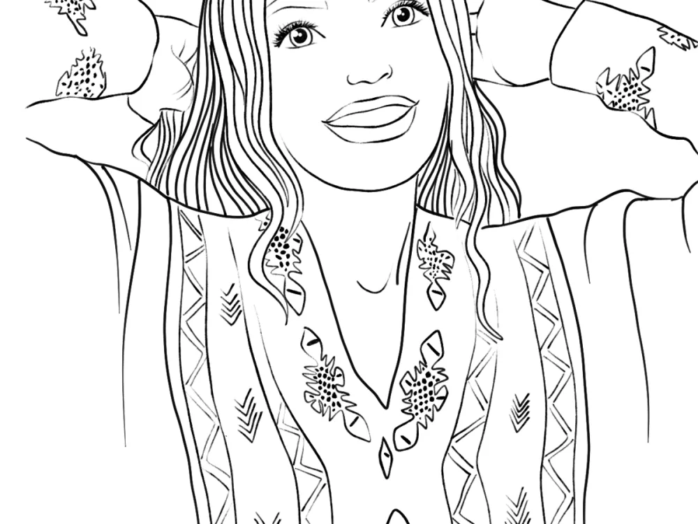 A custom digital line art drawing | Upwork