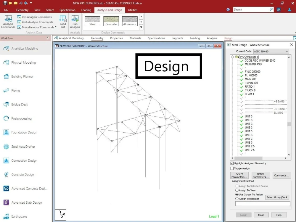 A structural design of concrete and steel structures. | Upwork
