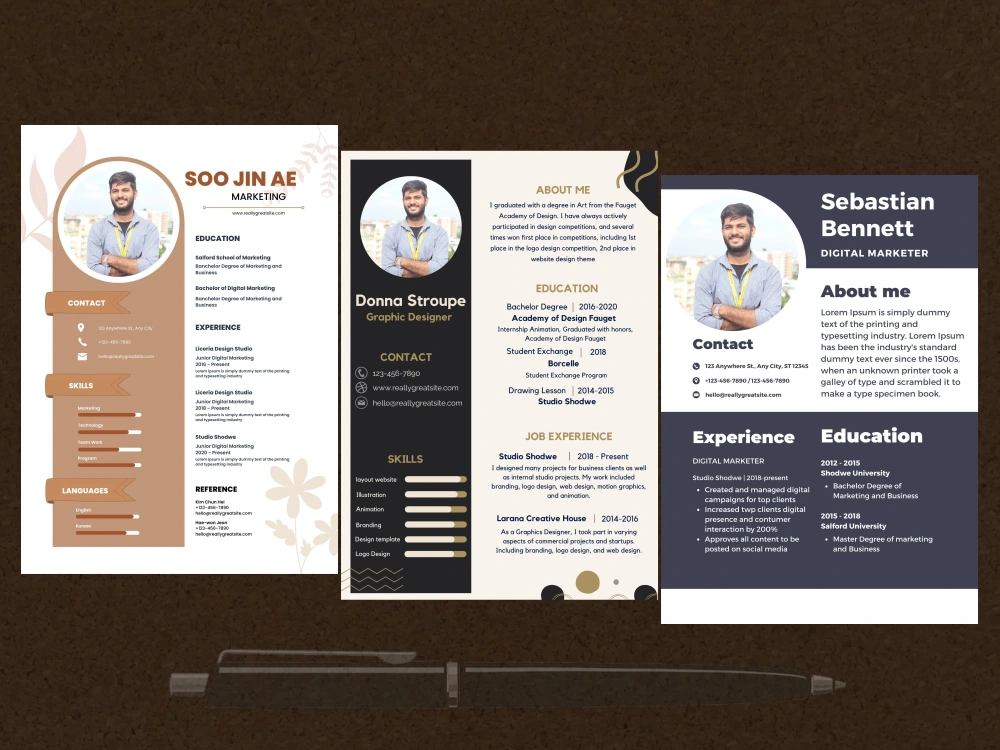 A world-class attractive professional resume,cv and cover letter | Upwork