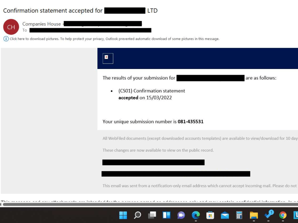 UK Company Confirmation Statement preparation and filing to Companies ...
