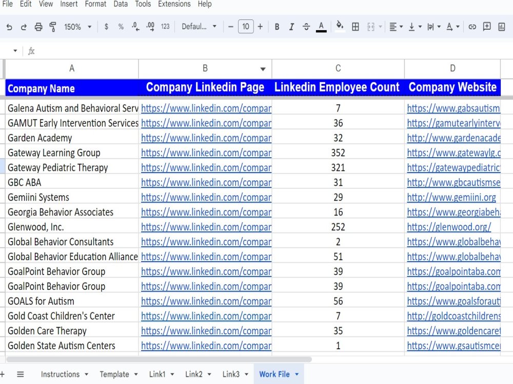 Accurate data entry and pulling company information | Upwork