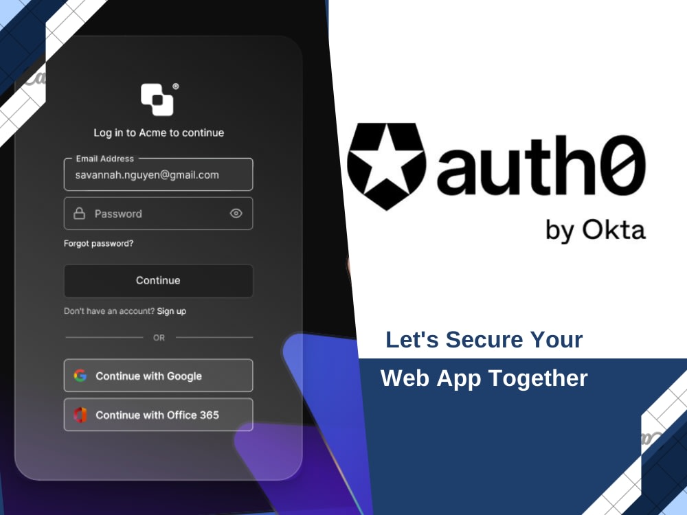 Oauth using auth0 in your react, nextjs, nodejs web app | Upwork