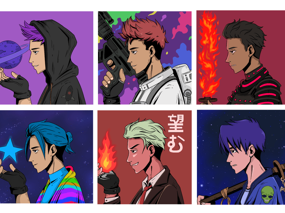 Custom Anime Nft art Amazing Collection | Upwork