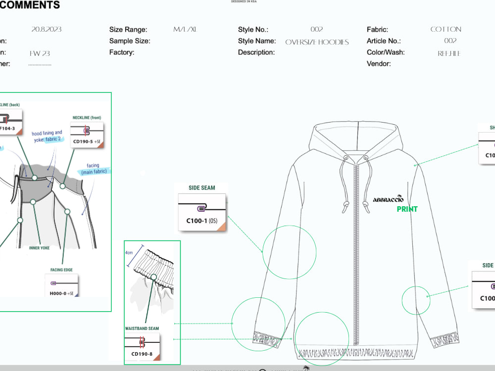 Full professional tech pack ready for factory | Upwork