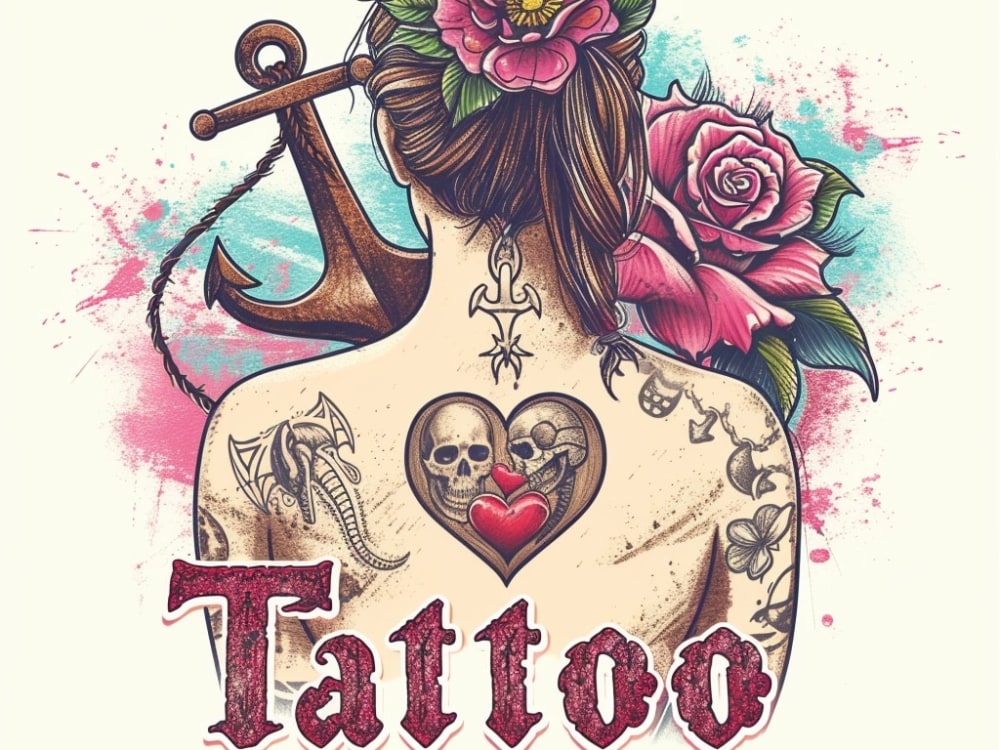 A custom tattoo design, any tattoo | Upwork