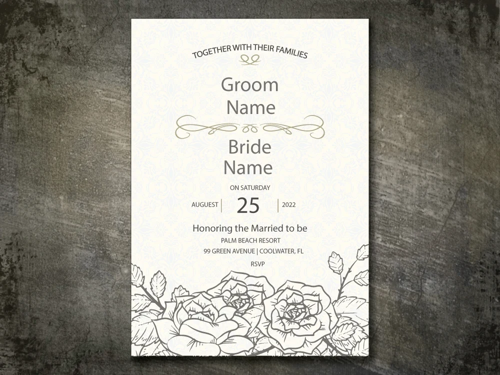 Invitation, wedding, birthday and greeting card design | Upwork