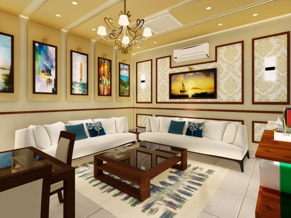 3D design of home interior design with walkthrough renderings | Upwork