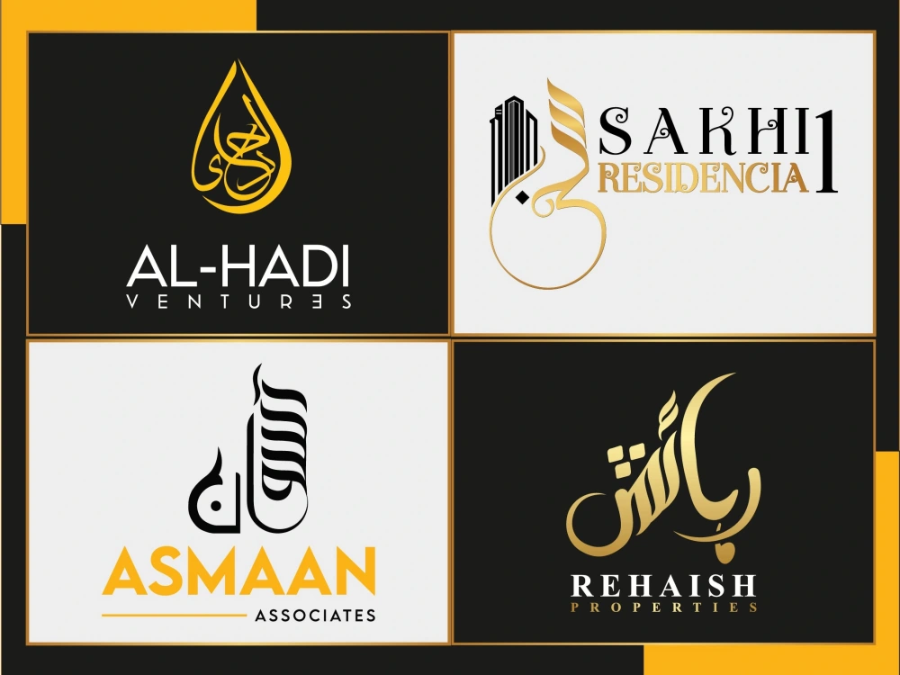 A modern, creative, and minimal calligraphy logo design | Upwork