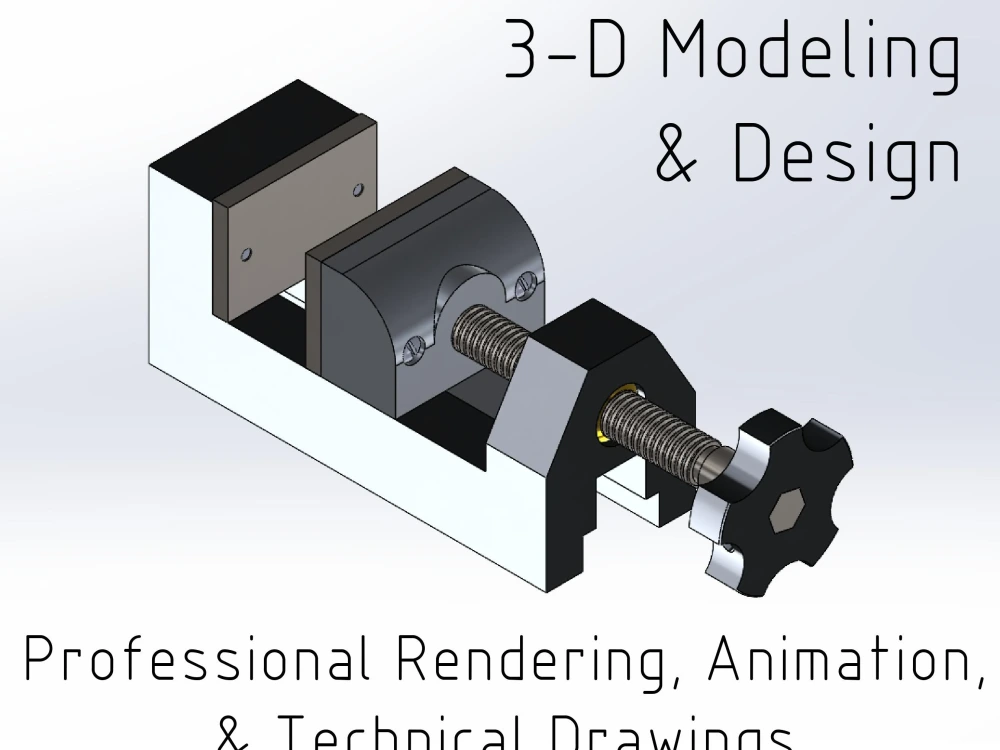 A 3D Model and Rendering in Solid Works | Upwork