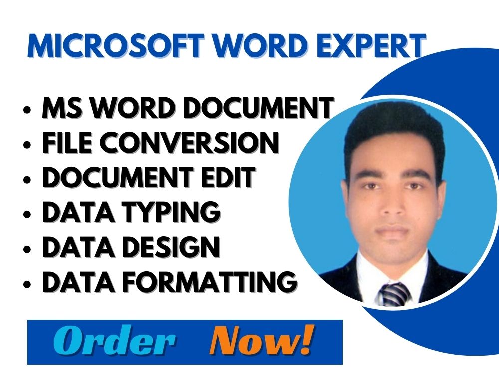 A Microsoft Word Expert for Typing and Formatting | Upwork