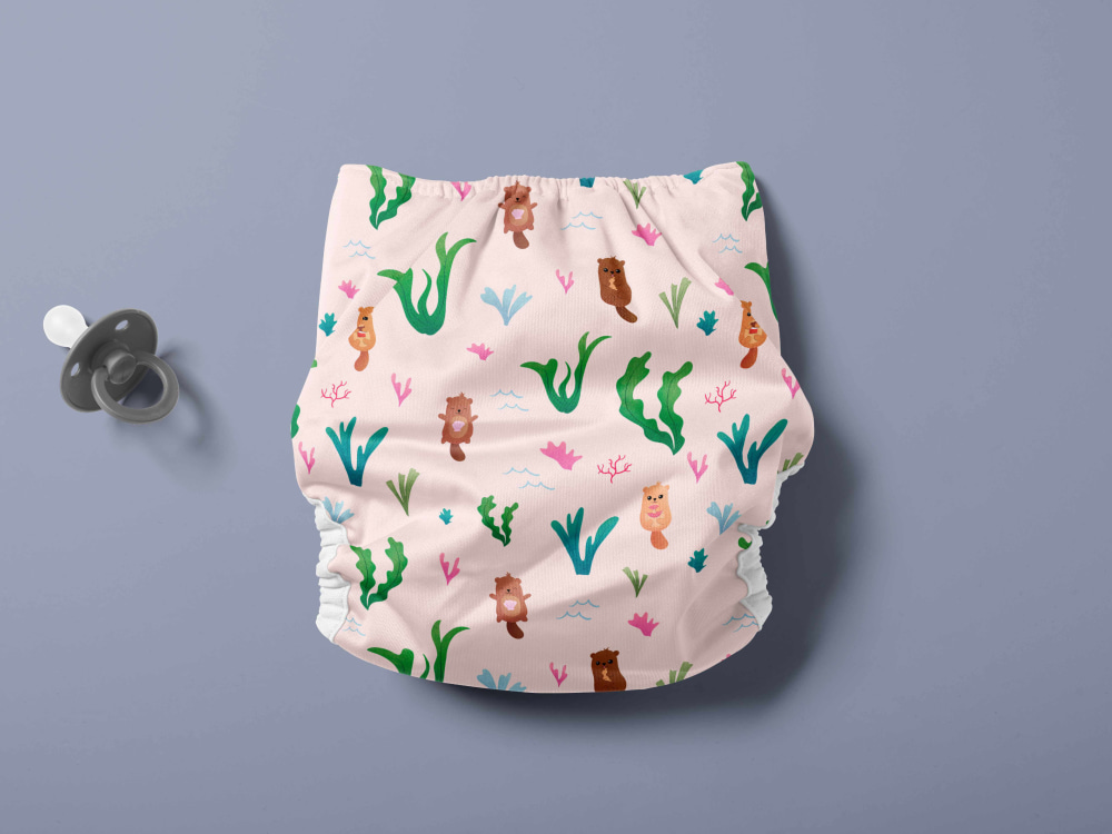 Modern and playful cloth diapers designs | Upwork