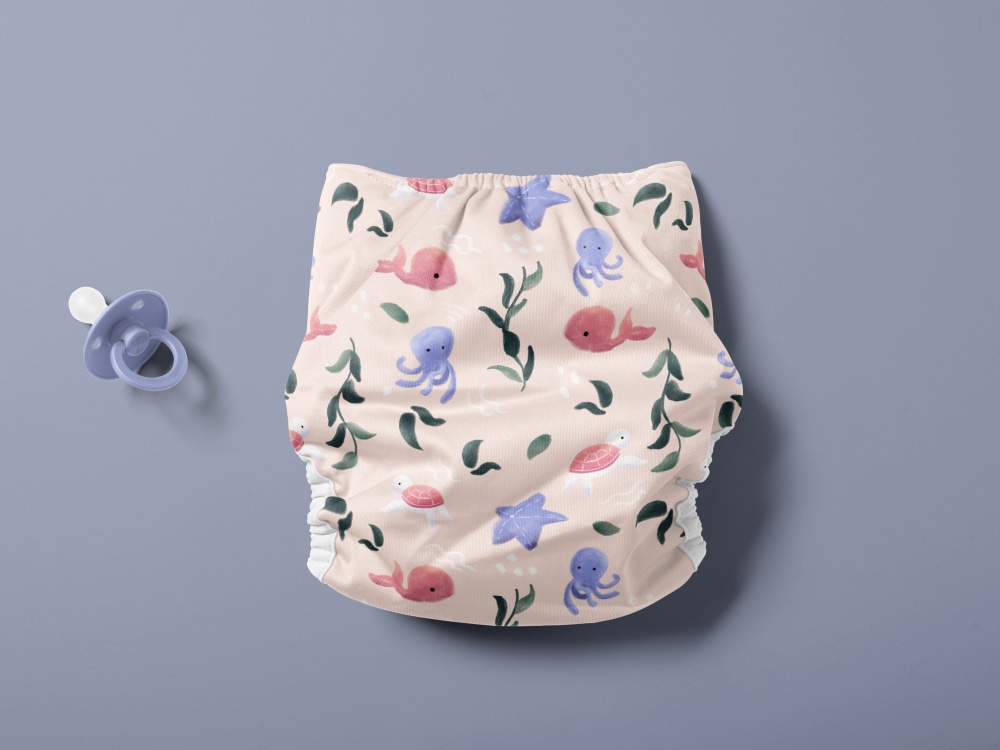 Modern and playful cloth diapers designs | Upwork